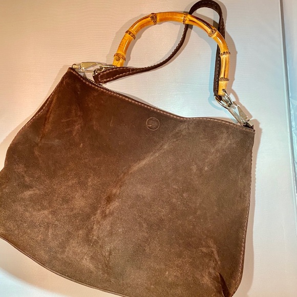 Plinio Visona | Bags | Plinio Visona Italian Suede Purse | Poshmark